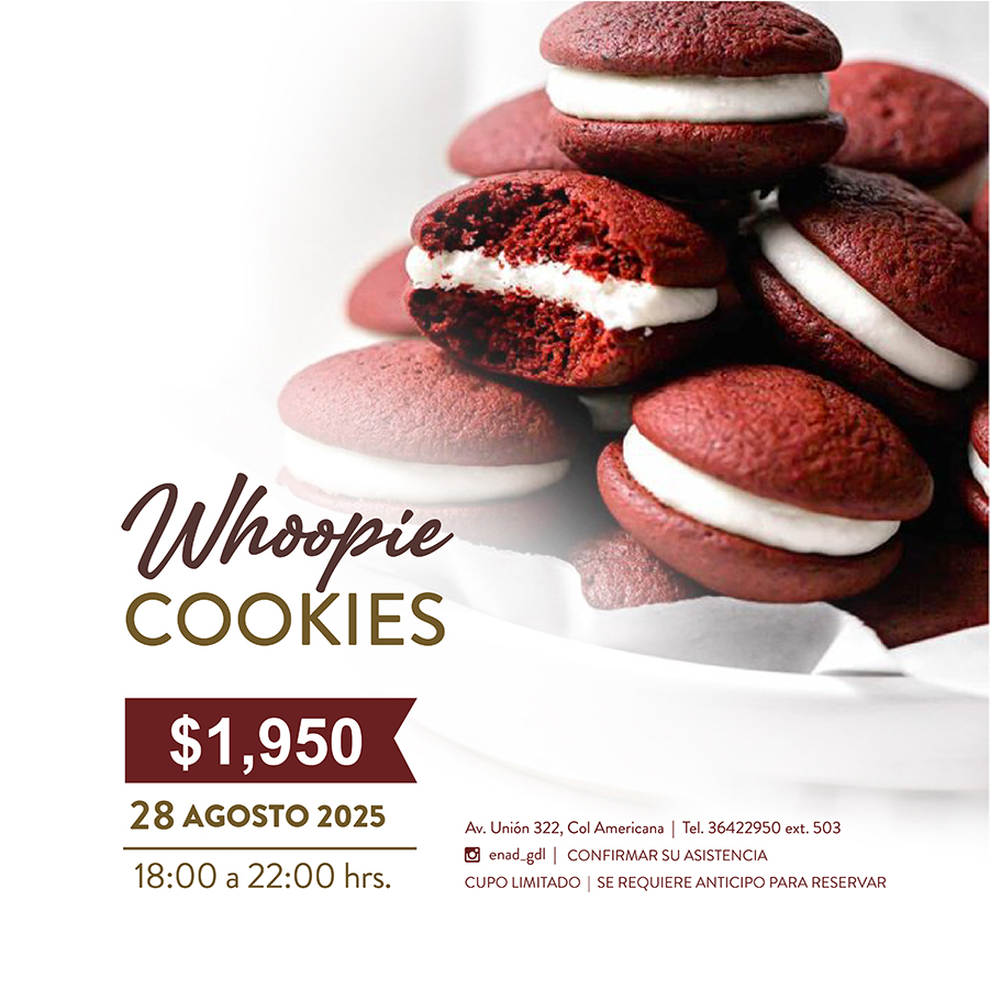 Curso Whoopie Cookies | ENAD Guadalajara
